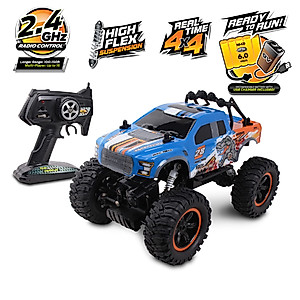 NKOK Mean Machine 4x4 Offroad Rock Crawler 2.4GHz 1/14 Scale R/C (RTR) Ford F-150 Raptor Multicolored