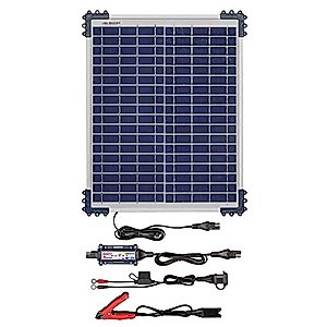 OptiMATE Solar + 20W Solar Panel 6-step 12V 1.66A sealed solar battery saving charger & maintainer