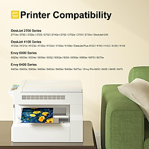 SHEENGO Remanufactured Ink Cartridge Replacement for HP 67XL Ink Cartridges Black Color Combo Pack for Envy 6055e 6055 6052 6075 Envy Pro 6455e 6455 6475 6458 DeskJet 4155 2755e 2755 (Black, Color)