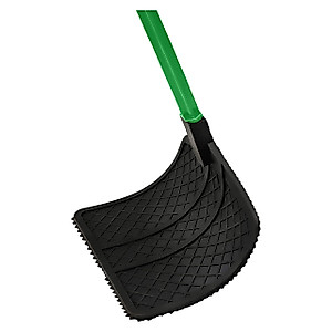 OFXDD Rubber Fly Swatter, Long Fly Swatter Pack, Fly Swatter Heavy Duty, Light Green Color (3 Pack)