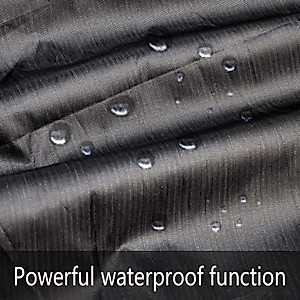 LONGLUOSI Bike Cover Waterproof Outdoor Bicycle Cover Thick Black. 29 Inch Windproof UV Snow Rustproof 190T with Lock Hole Storage Bag for Mountain Road Bike City Bike Beach Cruiser Bike