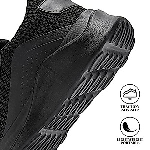 WCIDFY Womens Running Shoes Tennis Sneakers Lightweight Sports Workout Sneakers Black Womens Size 7