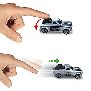 Spin 'n Rip Racers | 6 Racer Toy Car Sets | Fun Race Sets | Cars & Finish Gate with Flags | Patented Spin 'n Rip Wheel Will Send The car zooming at Insane speeds.