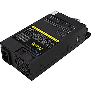 Flex ATX Power Supply 350W 1U Fully Modular PSU 90-264V AC with 1x20/24Pin Mainboard Power,2xSATA Ports, 2xIDE Fan Power for Rack Mount Case Desktop Server POS AIO System