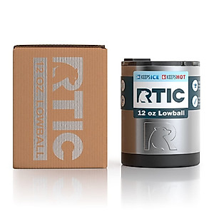 RTIC Stainless Steel Lowball with Lid 12oz
