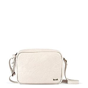 The Sak womens De Young Leather Camera Bag, Stone Floral Embossed, One Size US