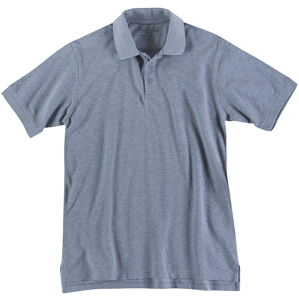 5.11 Tactical Short Sleeve Tall Professional Polo Shirt, Heather Grey, XX-Large