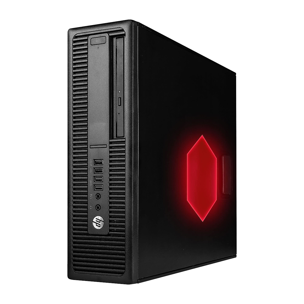 HP Elite 800G2 Desktop Computer PC with RGB Lighting - Intel Core i5-6500 Quad Core 3.2Ghz, 8GB DDR4 RAM, 500GB Solid State SSD, Windows 10 Home (Renewed)