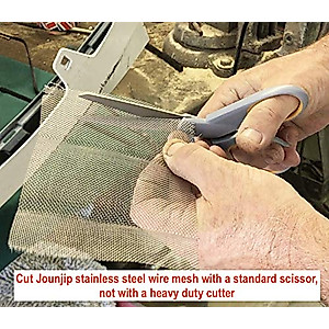 JOUNJIP 7-Color LDPE Welding Rods + Wire Mesh - Includes a 2-Pack of Reinforcing Stainless Steel Mesh and 35 Flat, LDPE Plastic Welding Rods in 7 Colors - For Use with Jounjip Plastic Welding Kit