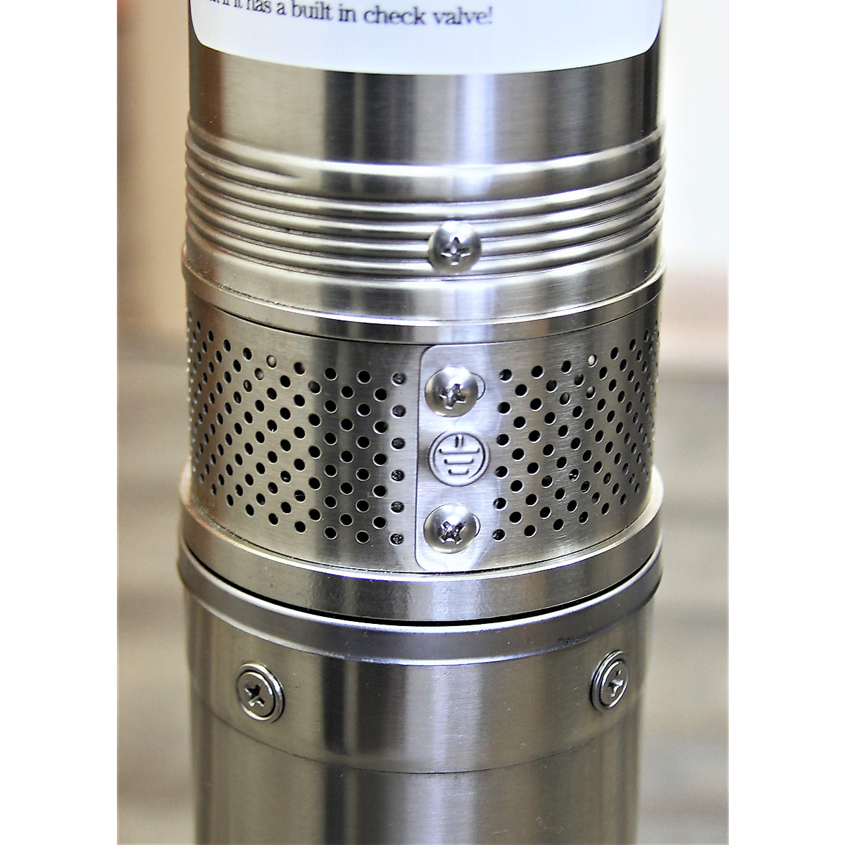 Hallmark Industries MA0419X-12A, Deep Well Submersible Pump, 2HP, 230V 60HZ, 33 Gpm, Stainless Steel, for 4" or bigger well