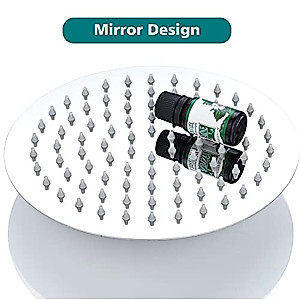 Welan Rain Shower Head Round 12 Inch Shower Heads High Pressure Angle Adjustable,304 Stainless Steel Waterfall Shower Heads Rainfall, Ultra-thin Pressure Boosting Large Showerheads