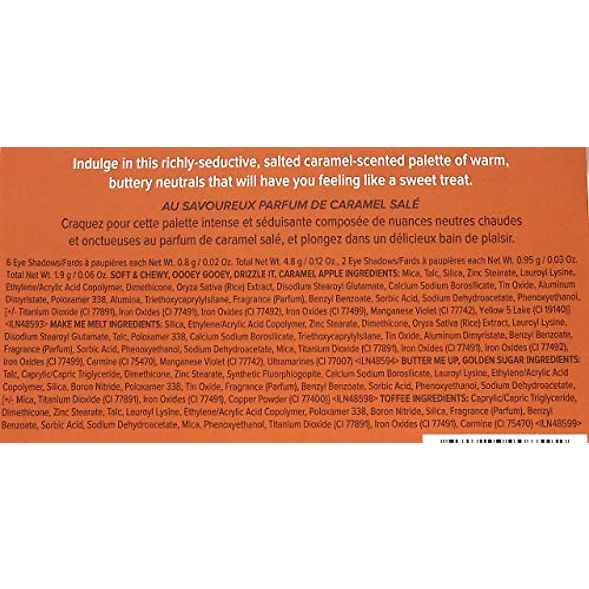 Too Faced Limited Edition Salted Caramel Mini Eye Shadow Palette 2020,Powder