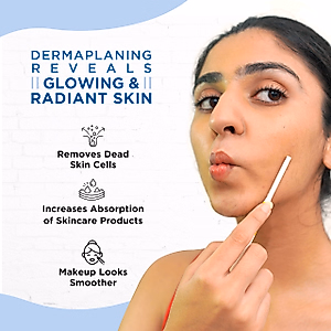 FURR Dermaplane Razor for Women | Face Razors for Women | Eyebrow Razor | Facial Razors for Women Face | Dermaplaning Tool | Dermaplaning Tool for Face | Can Use Each Up to 5 Times