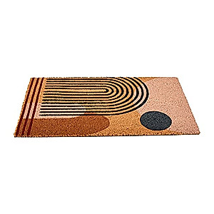 Main + Mesa Geometric Coir Doormat