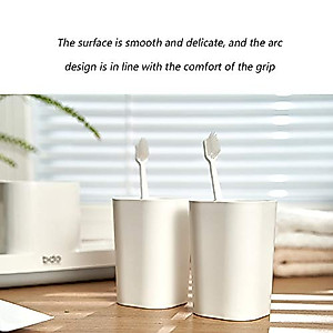 Lightweight and Comfortable mouthwash Cup, Multi-Compartment Toothbrush Cup, Simple Household Bathroom Toothbrush Cup, Safe and Durable wash Cup, Suitable for Travel and Outdoors