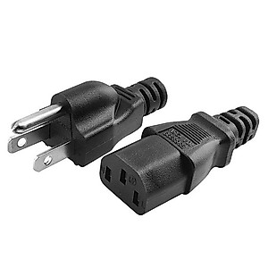 BestCH AC Power Cord Outlet Line Cable Plug for VIZIO VL470M VL320M VL370M VF550M VECO320L VA370M VA320M VX32L;VX240M;VX20L;VW46LF VW32L VU37L VU32L -30 1080p HD LCD Television Day Warranty