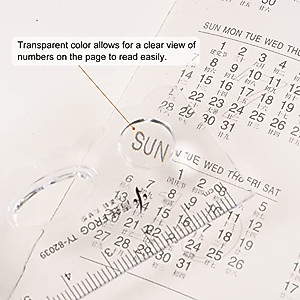HARFINGTON 5pcs Straight Plastic Ruler 18cm Metric Plastic Clear Measuring Tool Hollow Design with Wavy Line for Classrooms Home Office, Transparent