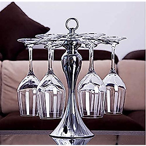 Wine Glass Rack Home Wine Rack Wine Glass Rack Hanging Upside Down Wine Cabinet Wine Rack Goblet Rack Ornaments(2 Pcs）