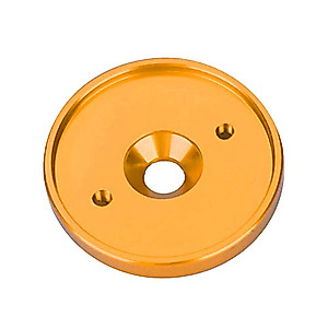 Liyeeo Bike Computer Stem Holder, Bike Computer Holder Wide Compatibility Sturdy Durable for Road Bike C for Mountain Bikes(Gold)