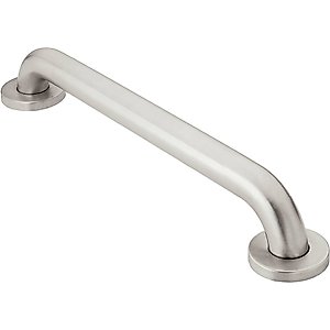 Moen 8730 Bathroom Safety 30-Inch Stainless Steel Bathroom Grab Bar with Concealed Screws, Stainless