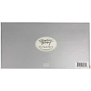 Stephan Baby Satin-Lined Rosewood Keepsake Box with Silver Plated Birth Certificate Holder, First Tooth and First Curl Boxes