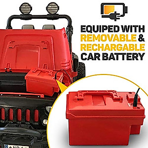 2023 Two (2) Seater Ride On Kids Car Truck w/Battery Swaps 12V Kid Car to Drive 3 Speeds, Leather Seat, Remote, MP3 Music by Bluetooth, FM Radio, Rubber Tires