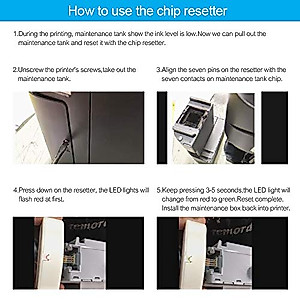 T04D1 Maintenance Ink Tank Waste Box Chip Resetter for Epson L6160 L6161 L6168 L6170 L6171 L6178 L6190 L6191, white