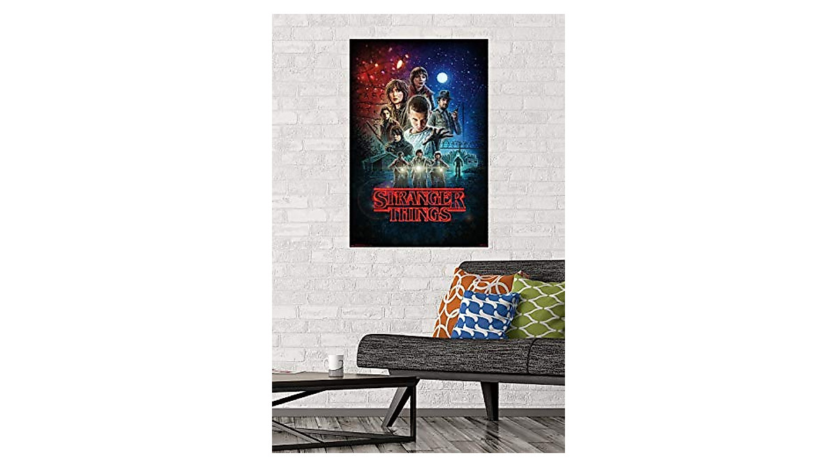 Stranger Things Wall Poster - Official Netflix Art, 22.375 x 34