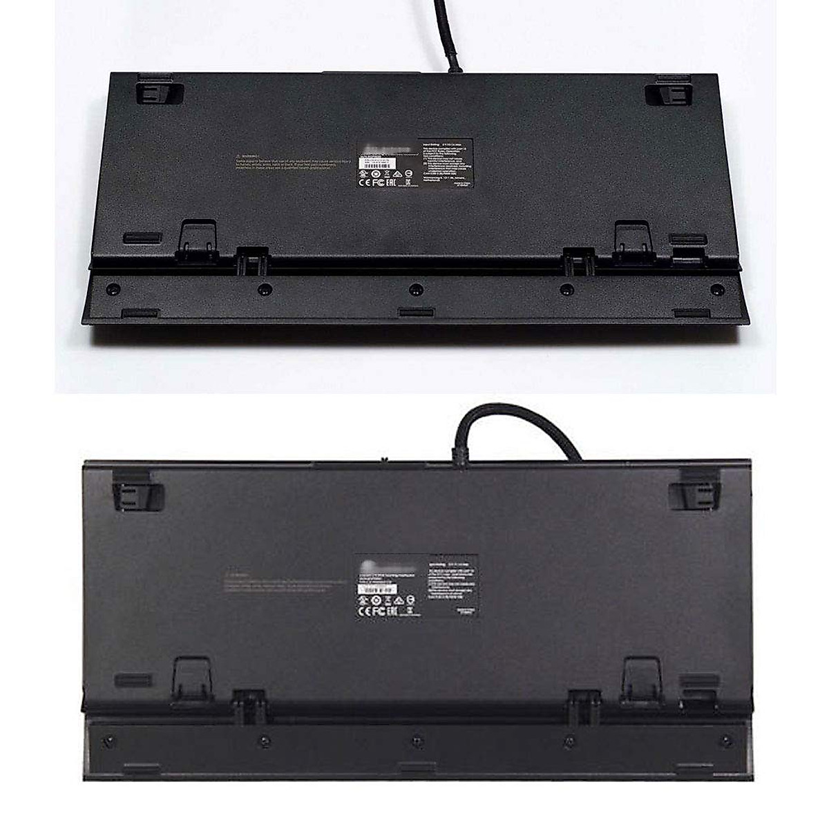 S-YUWEN 2Pcs Replacement Keyboard Bracket Foot Stand Plastic Leg Stand for Corsair K65 K70 K63 K95 K70 LUX RGB Mechanical Gaming Keyboard Repair Parts, one size