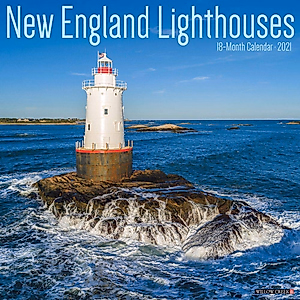 New England Lighthouses 2021 Wall Calendar