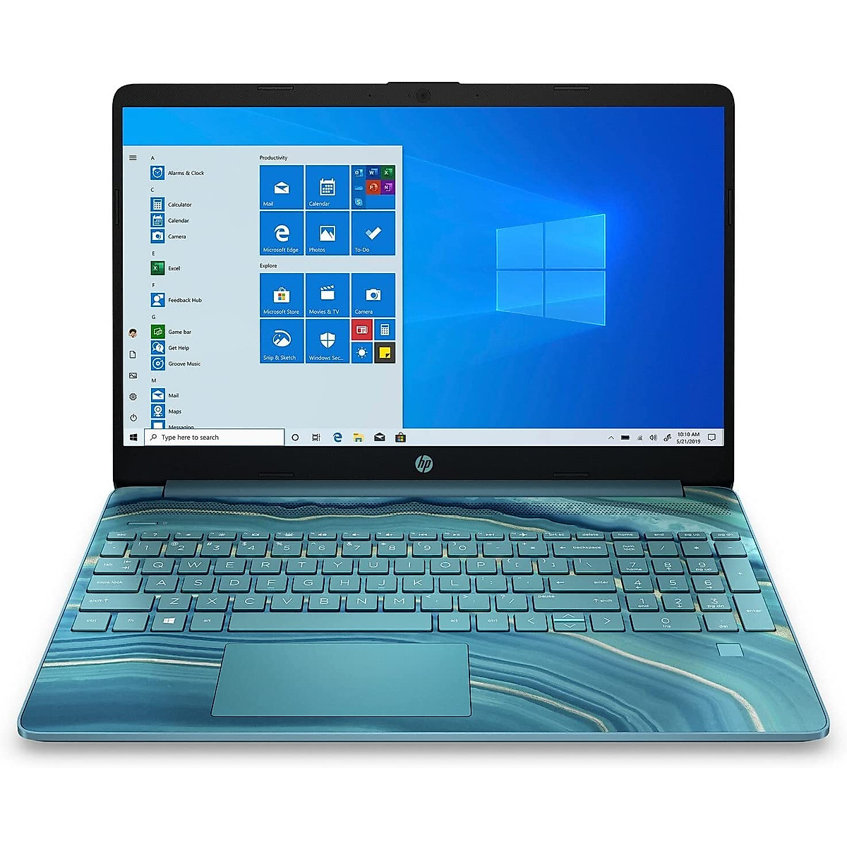 HP Laptop 15-dy4005cy 15.6" HD (1366 x 768) Touchscreen, Intel Core i5-1155G7, Intel Iris Xe Graphics, 12GB DDR4 RAM, 512GB SSD Storage, Windows 11 Home, Underwater Teal
