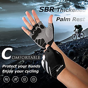 KynciLOR Cycling Gloves for Men Lightweight Mountain Biking BMX Gloves MTB and Road Bike Gloves for Women Running Wheelchair Driving
