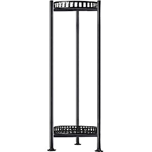 Plant Stand Indoor Outdoor, 30'' Tall Plant Stand, 2 Tier Metal Planter Stand, Rustproof Plant Stand Flower Pot Holder for Living Room, Corner, Deck