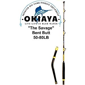 OKIAYA The Savage 50-80lb Bent Butt Saltwater Roller Rod 5'6"