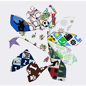 Wonder Care - Flannel Baby Wipes Reusable and Washable 5"x 7" Inches- Biodegradable Compostable Vegan Registered Plastic Free Baby Wet Wipes 2 Layers 100% Cotton- Assorted Color Prints (40 pc)