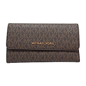 Michael Kors Jet Set Travel Large Trifold - Brown