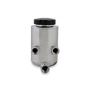 Holley 198-211 Power Steering Remote Reservoir Polished Aluminum