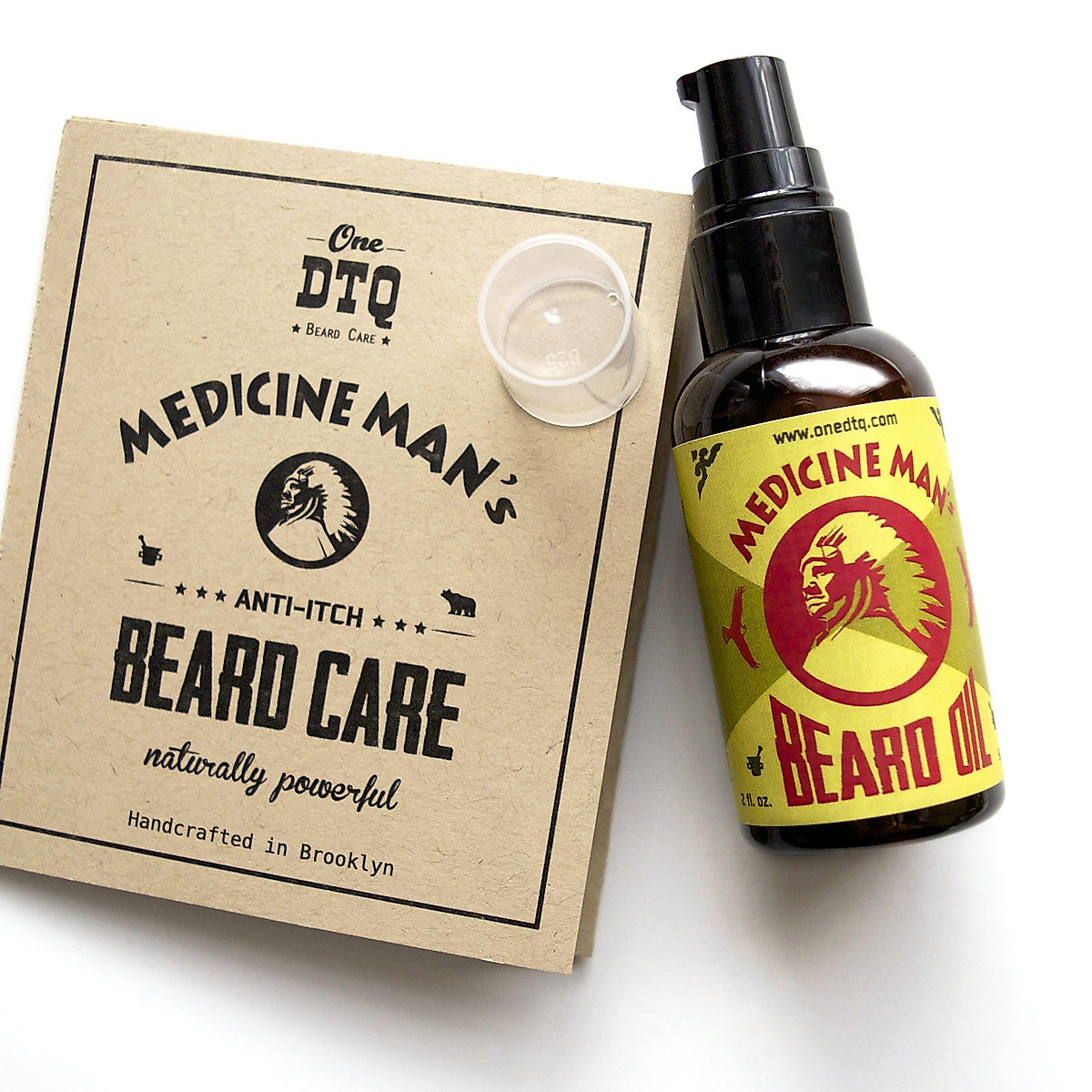 Medicine Man’s Anti-Itch Beard & Mustache Kit - Beard Itch Wash, Oil, Balm, Brush - Beard Treatment Products in Premium Gift Box