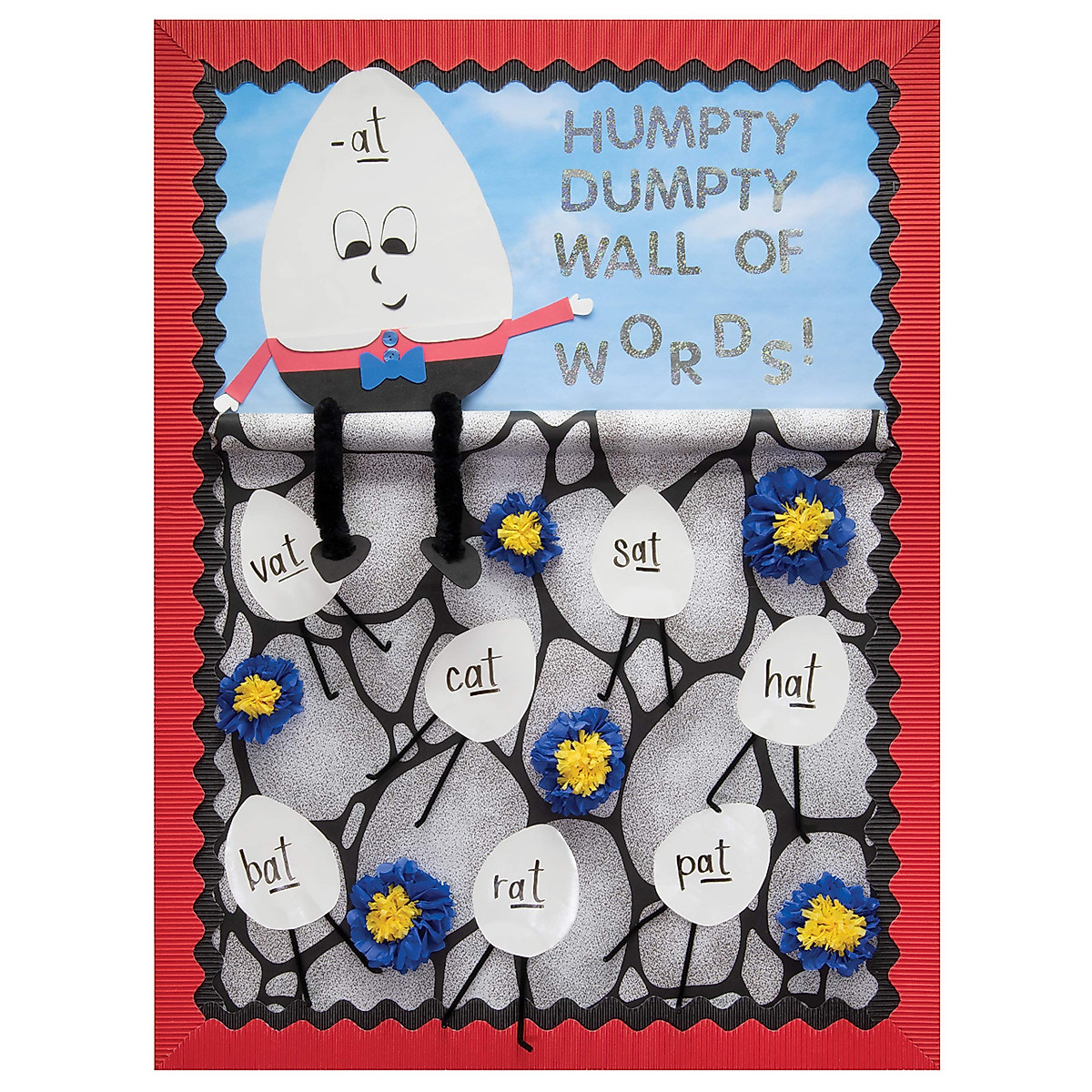 Pacon Bordette Decorative Border, 2.25" X 50 Ft Roll, Flame Red