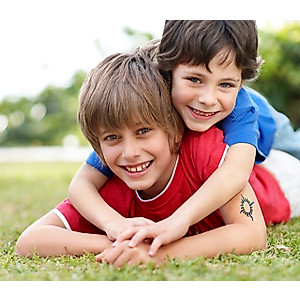 Glitter Tattoo Refill AUTUMN, ESSENTIALS, POPULAR 4 Extra Large Glitter 4 Pack for glitter tattoos & children temporary tattoos - HYPOALLERGENIC and DERMATOLOGIST TESTED!