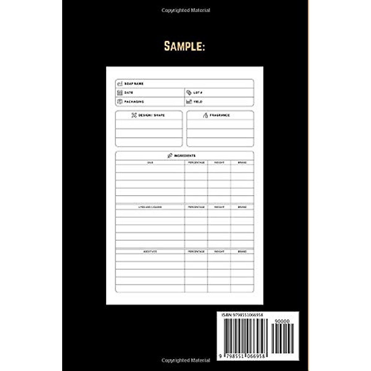 All My Soap Making Shit: Soap Making Recipe Log Book, Soapmakers Journal Planner & Soaper's Notebook Logbook for Writing & Recording Your Homemade Soap Maker Projects - Gift for Soapmakers Adults