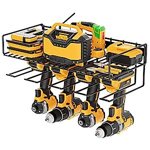 Power Tool Organizer Wall Mounted, Tool Storage Organizer Holder, Heavy Duty Utility Rack, Garage Tool Organizer, Cordless Drill Holder, Pegboard Tool Organization, Tool Shelf for Men,Father’s Day
