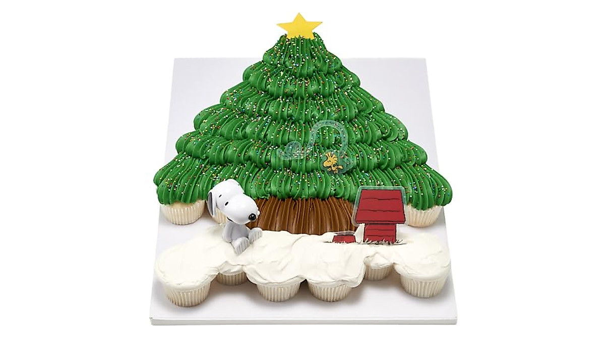 DecoSet Peanuts Snoopy & Woodstock Cake Topper | Birthday Decor
