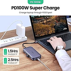 WJCCY USB C HUB USB Type C 3.1 to M.2 B-Key HDMI 4K 60Hz USB 3.1 10Gbps USB C HDMI HUB Splitter