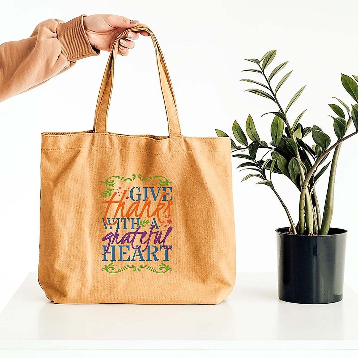 OLYCRAFT 2pcs 8.6x11 Inch Thanksgiving Theme Stencils Self-Adhesive Silk Screen Printing Stencils Word Letter Grateful Silkscreen Stencils Reusable Mesh Transfer Stencil for Painting on Wood T-shirts