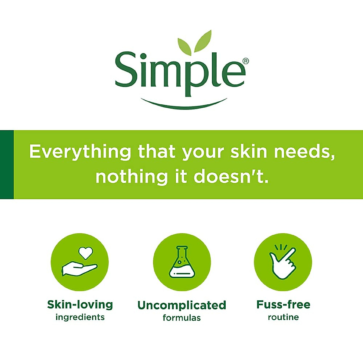 Simple Kind to Skin Refreshing Facial Wash Gel ,150 ml (5 Ounce)