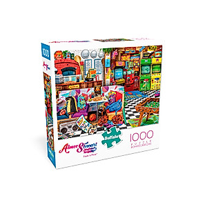 Buffalo Games - Aimee Stewart - Pixels and Pizza - 1000 Piece Jigsaw Puzzle