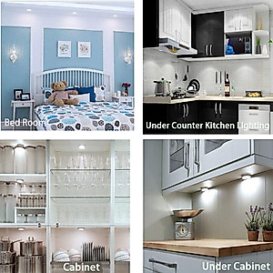 Lacnooe G8 LED Bulb 3W Equivalent to T4 JCD Bi-Pin G8 Base Halogen Bulb 20W-25W Dimmable G8 Light Bulb 110V-120V Daylight White 6000K for Puck Light, Under Cabinet Light, Under Counter Light (6 Pack)