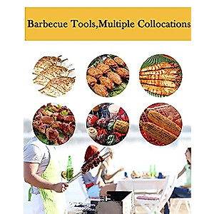 20Pcs Grilling Accessories BBQ Tools Set, Professional Stainless Steel Barbecue Tools Kit with Storage Bag for Outdoor Cooking Camping Grilling,Best Grill Gift for Men Women