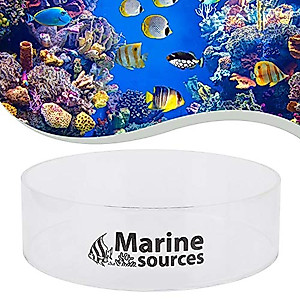 Coral Viewer Fish Tank Acrylic Coral Observe Lense Aquarium Fish Photograph Cylinder Magnifier for Viewing Coral and Taking Pictures 150mm